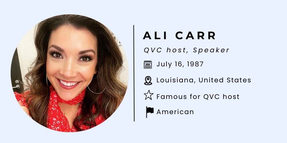 Ali Carr Bio, QVC, Age, Parents, Husband, Net Worth, Wiki