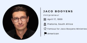 Jaco Booyens Wife, Sister, Age, Net Worth, Kids, Nationality