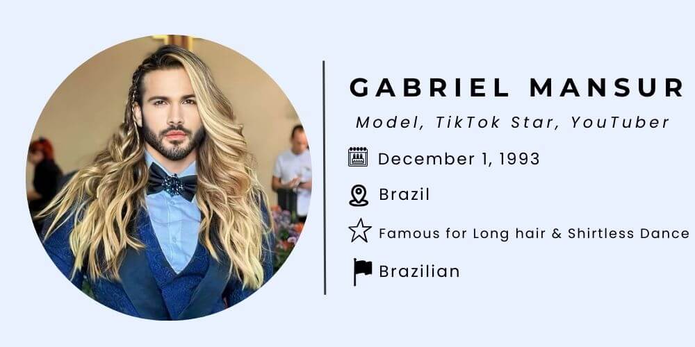 Gabriel Mansur Biography, Wife, Nationality, Age, Height, Family