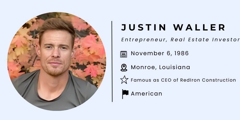 Justin Waller Wife, Age, Net Worth, Height, Family, Bio