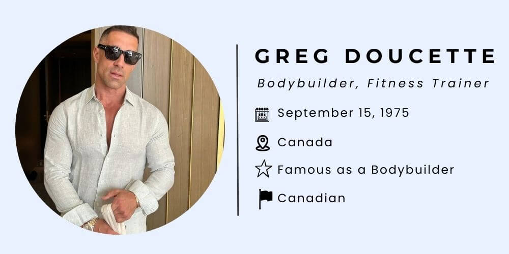 Greg Doucette Age, Height, Weight, Net Worth, Girlfriend