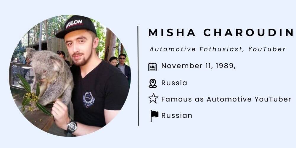 Misha Charoudin Wiki, Age, Wife, Net Worth, Height, Religion, Cars