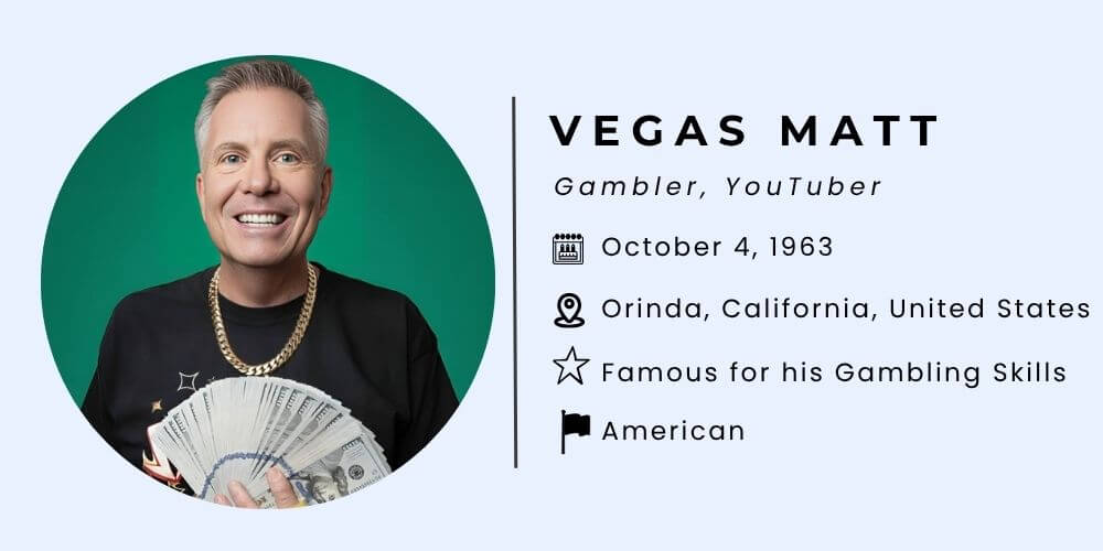 Vegas Matt Net Worth, Wife, Age, Son, Real Name, Career