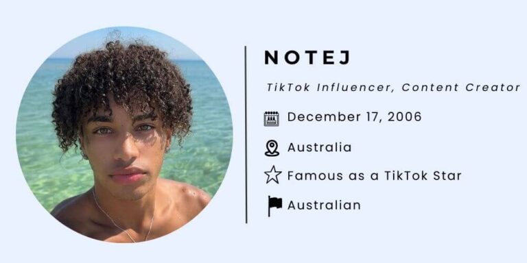 Notej Real Name, Age, Ethnicity, Height, Net Worth, Girlfriend