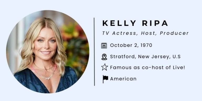 Kelly Ripa Net Worth, Age, Husband, Kids, Height, Biography