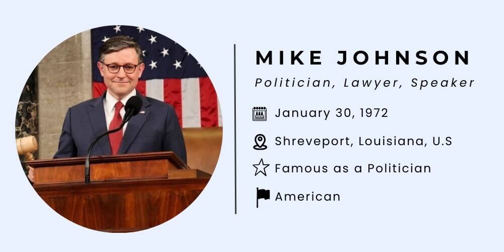 Mike Johnson Age, Wife, Height and Weight, Family, Net Worth