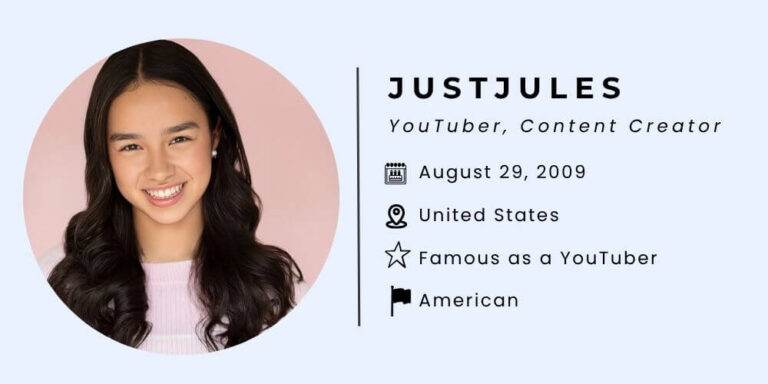 JustJules Age, Real Name, Height, Boyfriend, Net Wort, Weight