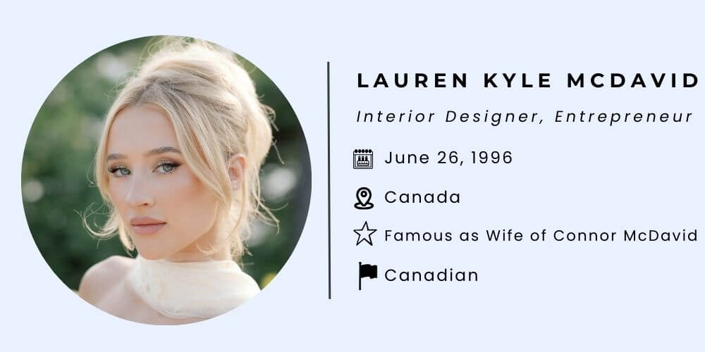 Lauren Kyle McDavid Age, Net Worth, Parents, Husband, Height