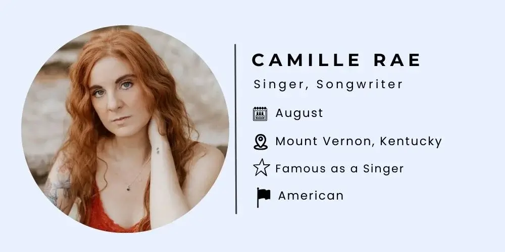 Camille Rae Bio, Age, Songs, Husband, Children, Net Worth