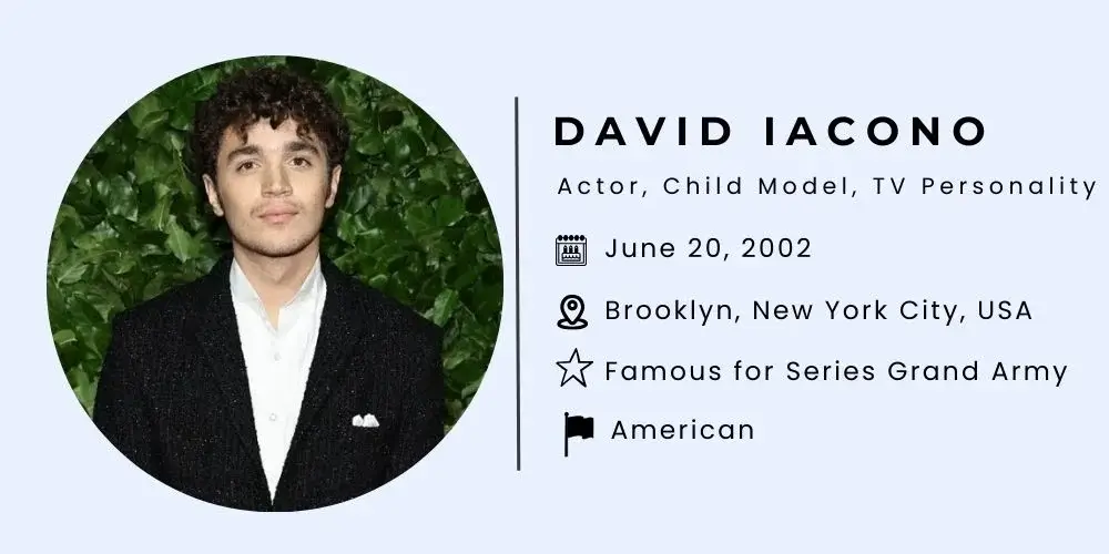 David Iacono Age, Height, Parents, Ethnicity, Girlfriend, Bio