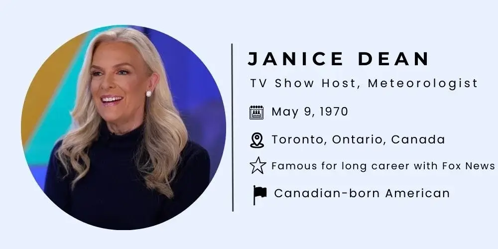 Janice Dean Age, Height, Weight, Husband, Kids, Net Worth, Wiki