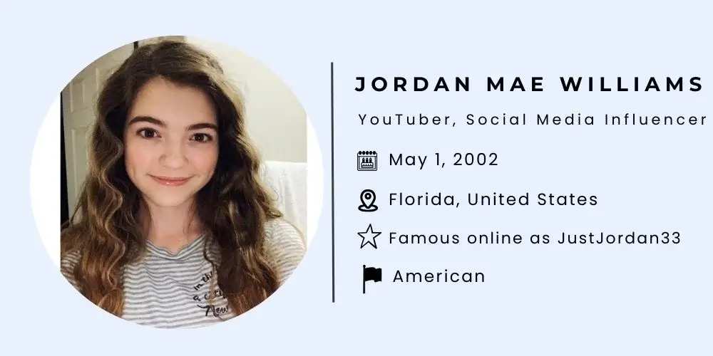 Jordan Mae Williams Age, Height, Boyfriend, Family, Bio