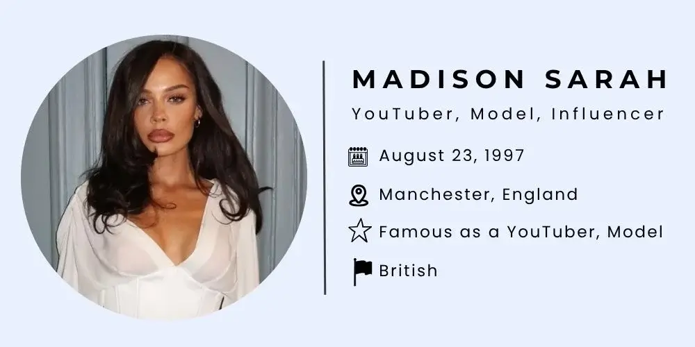 Madison Sarah Age, Height, Weight, Boyfriend, Net Worth, Bio