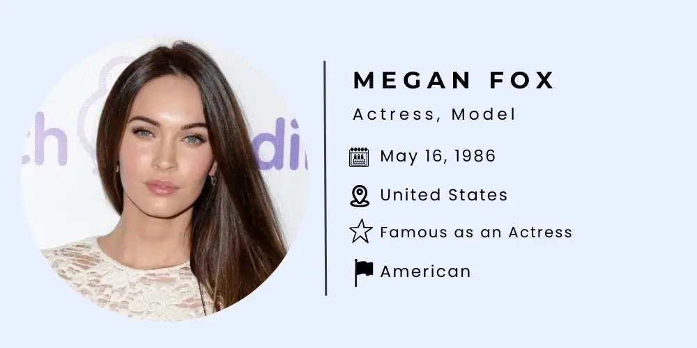 Megan Fox Husband, Kids, Age, Net Worth, Height, Ethnicity